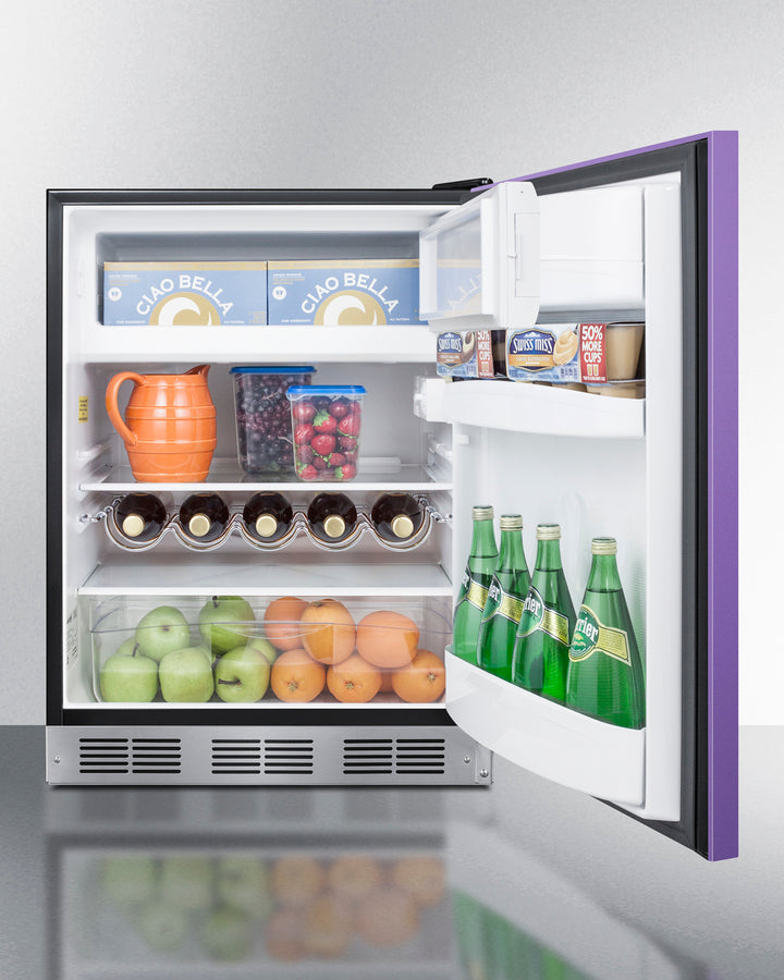 Summit BAR631BKPADA 5.0 cu.ft. ADA Compliant All-Refrigerator – Purple ...