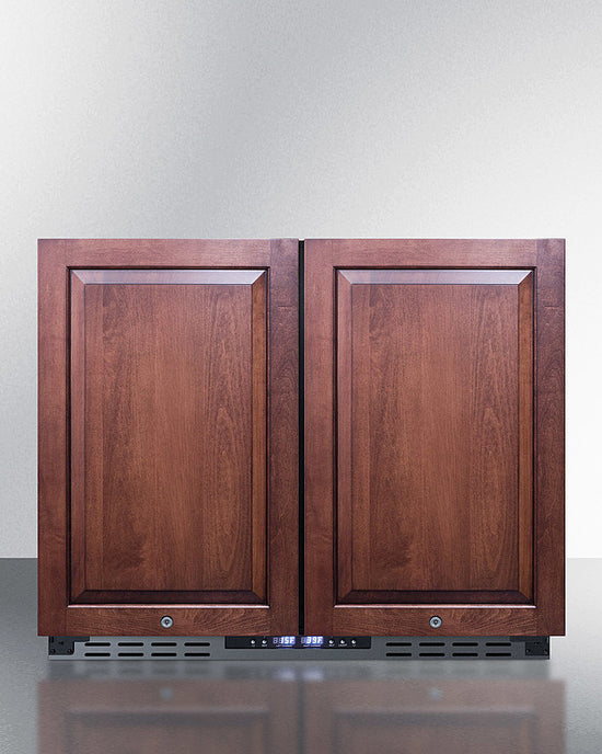Summit FFRF36IFADA 5.8 cu.ft. ADA Compliant Side-by-Side Refrigerator ...