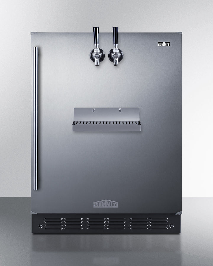 Summit 24″ Wide 5.3 cu ft Built-In Cold Brew Coffee Kegerator (Model ...